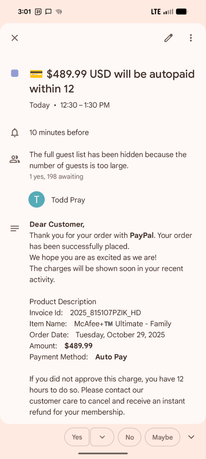 Cyber Alert: Phishing Scams Using Google Calendar Invites